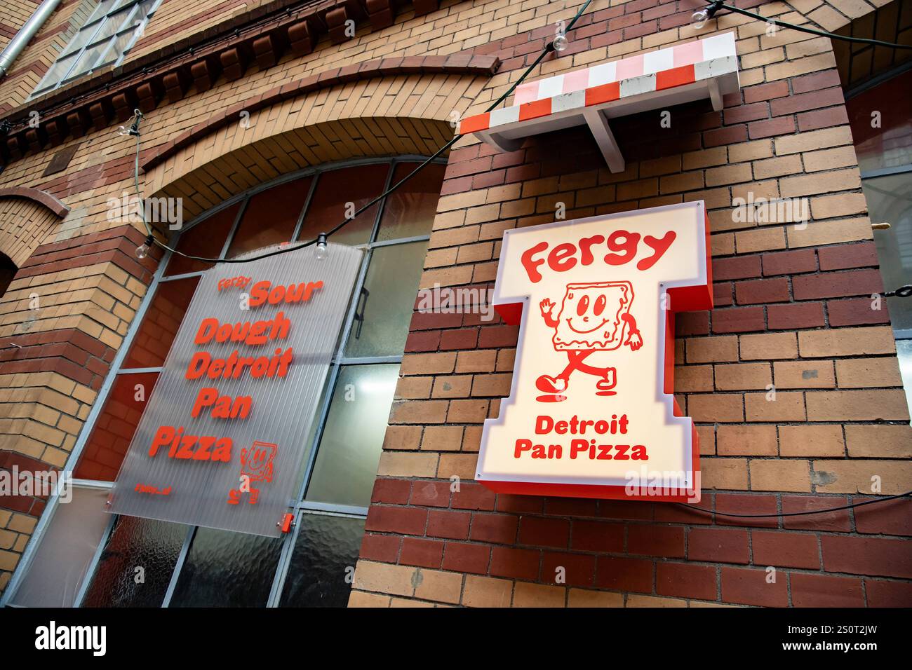 Aussenansicht vom Fergy Detroit Pan Pizza in Berlin am 27. November ...