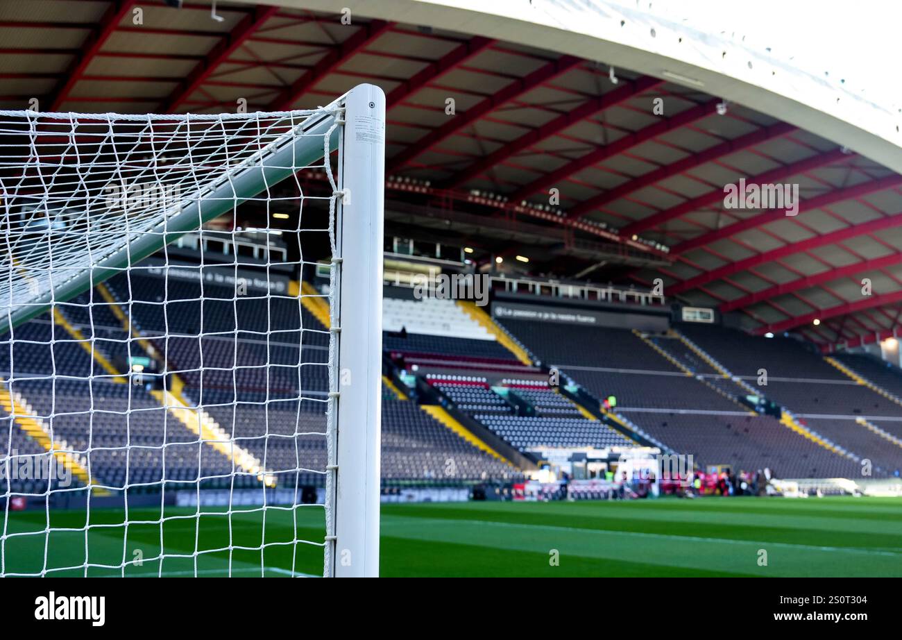 The stadium before the Serie A soccer match between Udinese and Torino ...