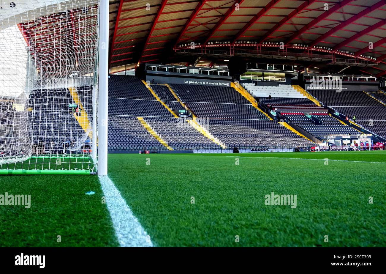 The stadium before the Serie A soccer match between Udinese and Torino ...