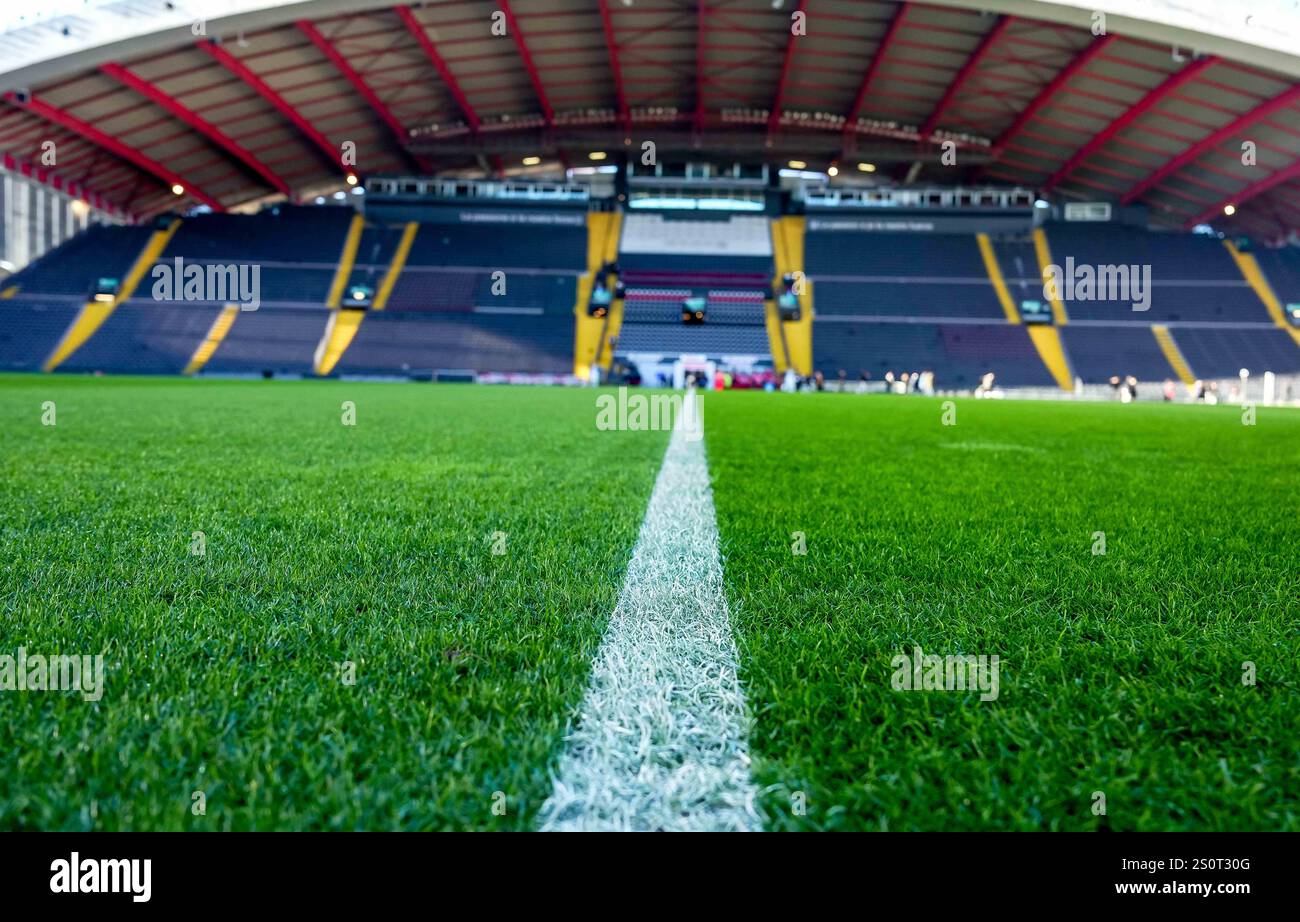 The stadium before the Serie A soccer match between Udinese and Torino ...