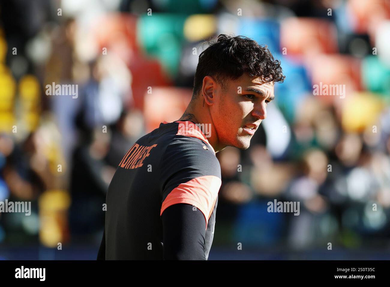 Udine, Italia. 29th Dec, 2024. warms up prior to the Serie A soccer ...
