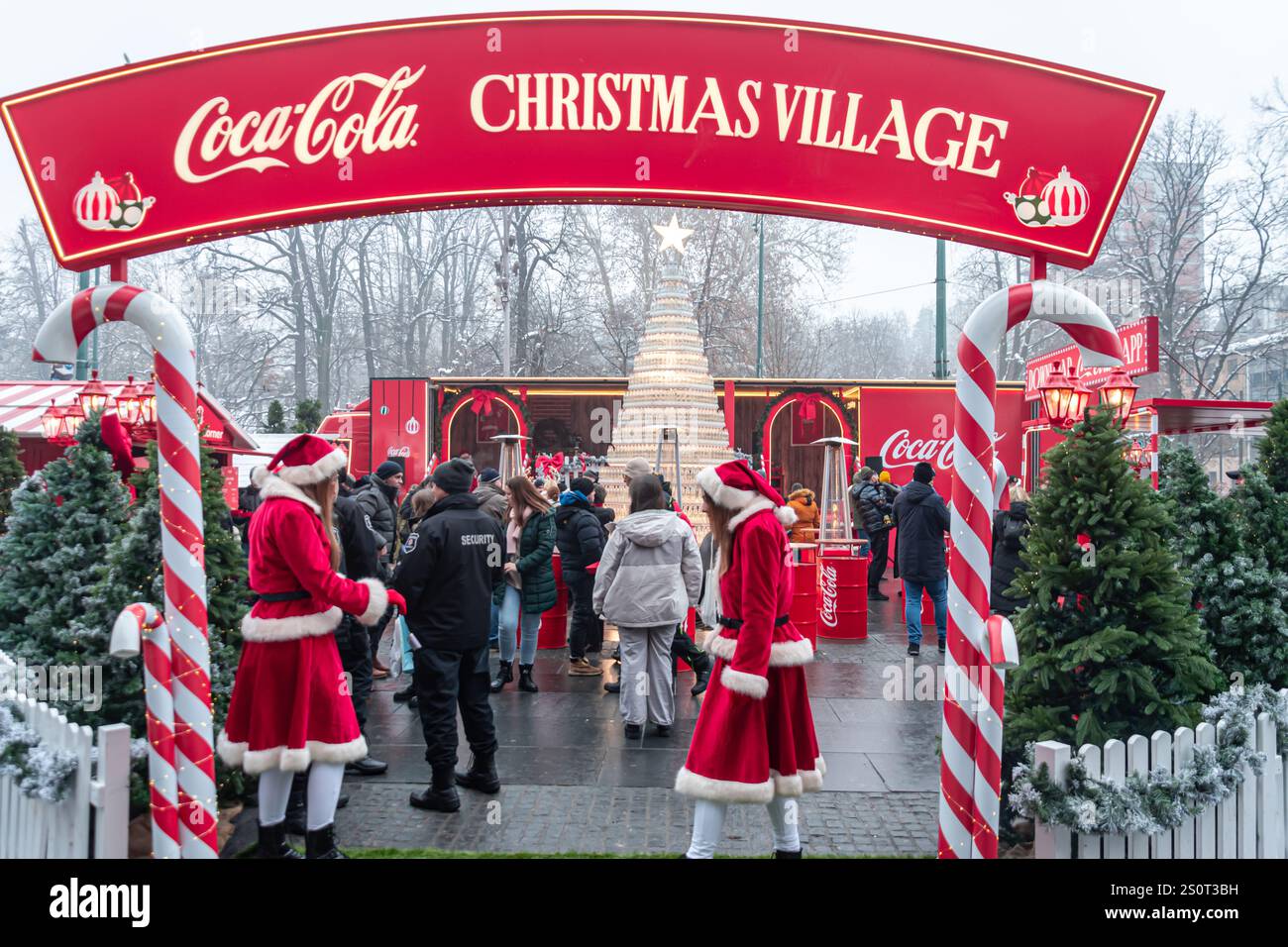Coca-Cola Christmas Village Stock Photo - Alamy