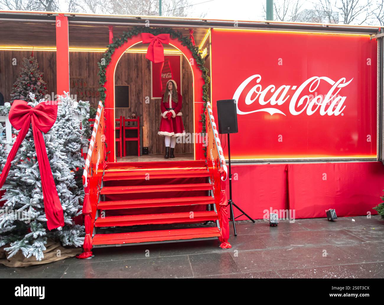 Coca-Cola Christmas Village Stock Photo - Alamy