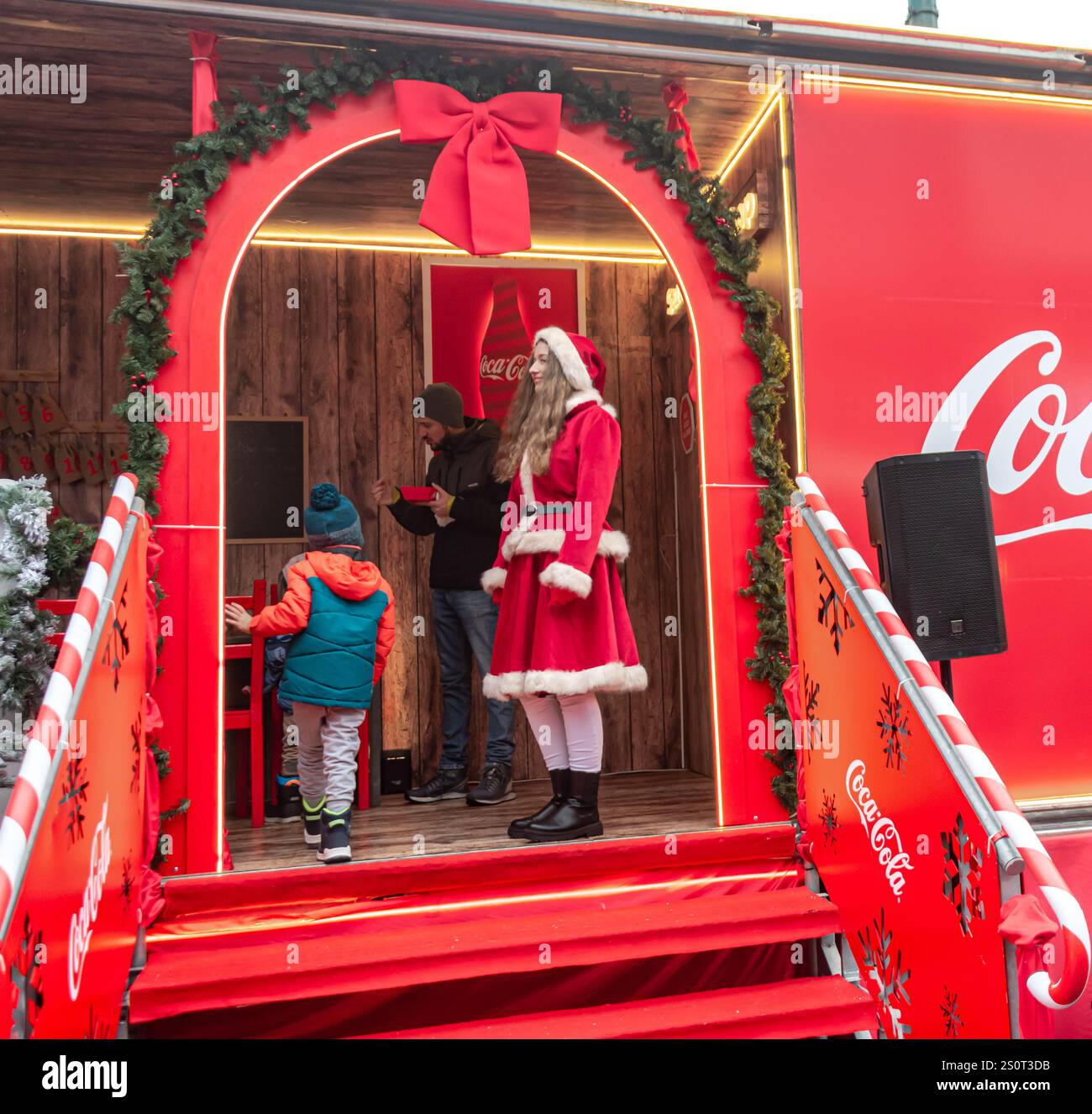 Coca-Cola Christmas Village Stock Photo - Alamy