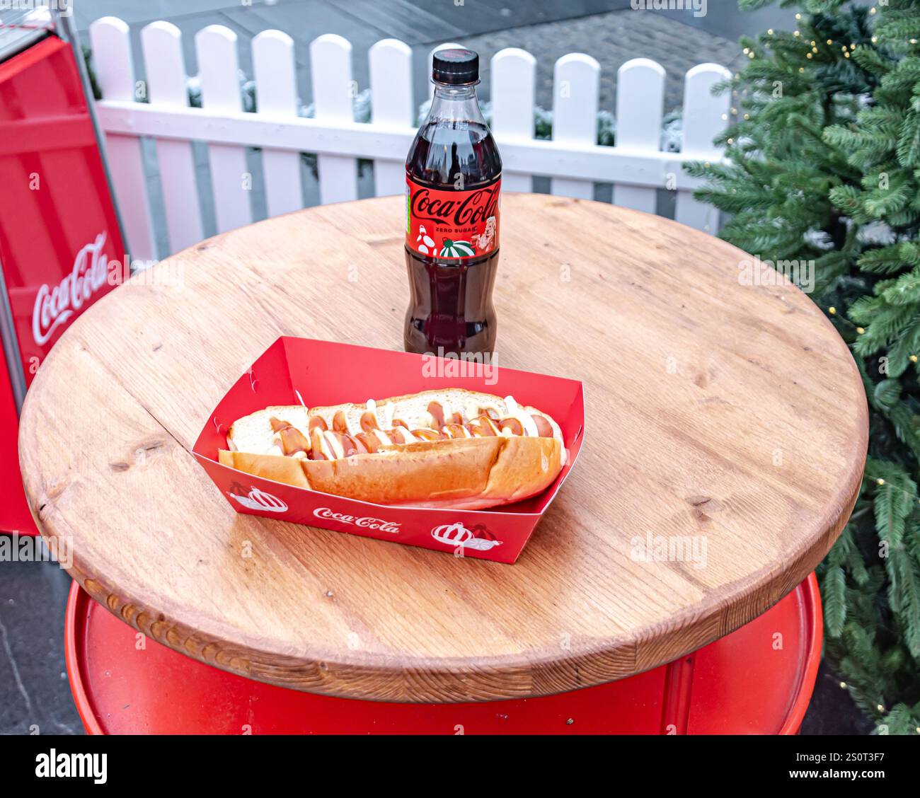 Coca-Cola Christmas Village Stock Photo - Alamy