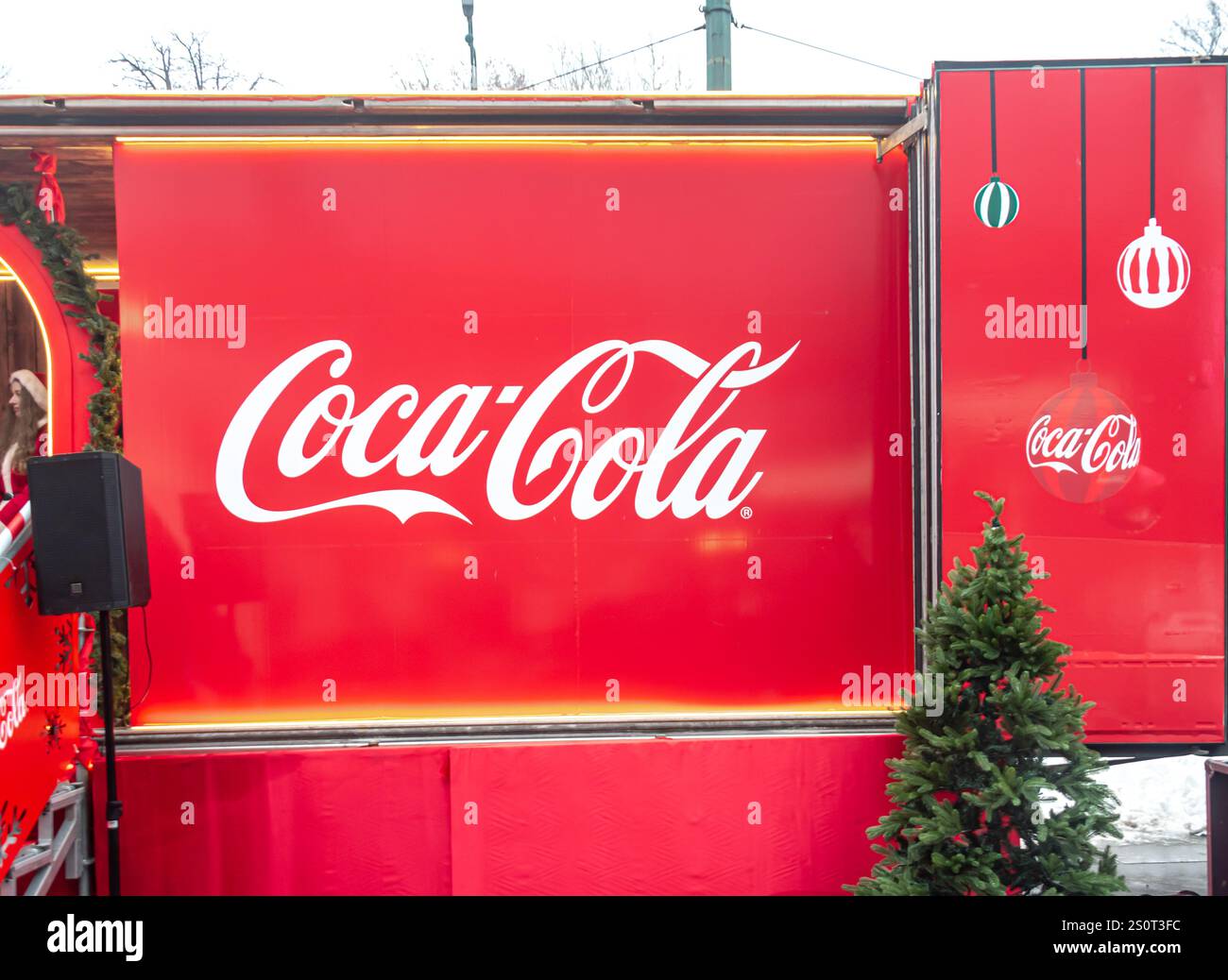 Coca-Cola Christmas Village Stock Photo - Alamy