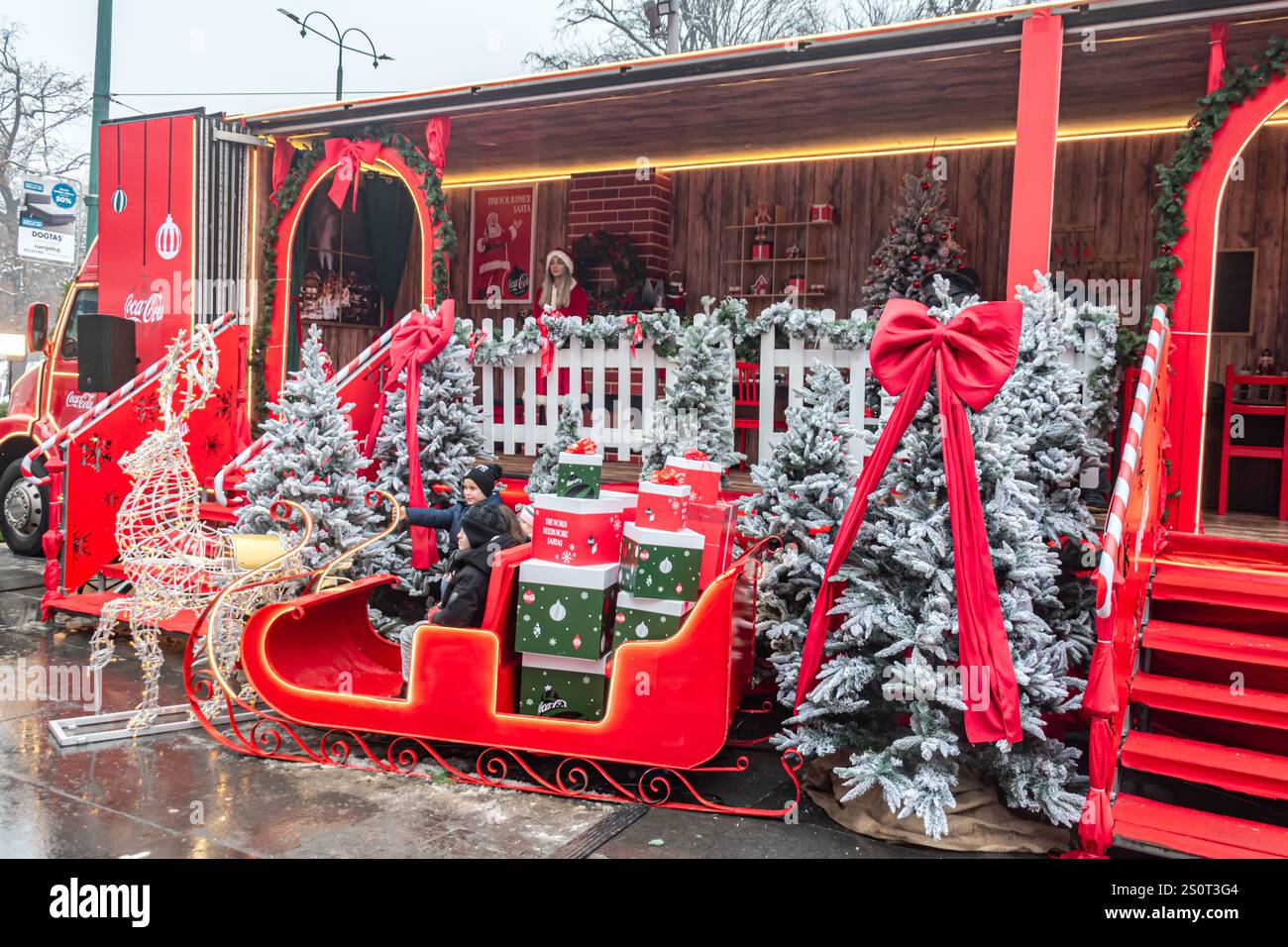 Coca-Cola Christmas Village Stock Photo - Alamy