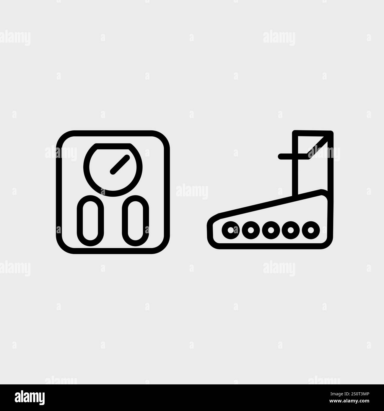 Black white fitness symbol Black and White Stock Photos & Images - Alamy