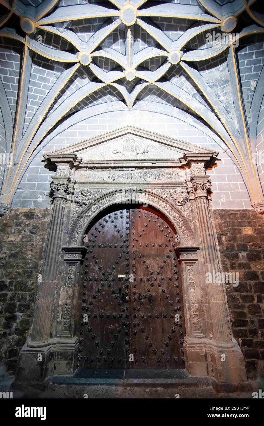 Traditional Architecture of Pyrenees Village of Anso. Huesca. Spain ...