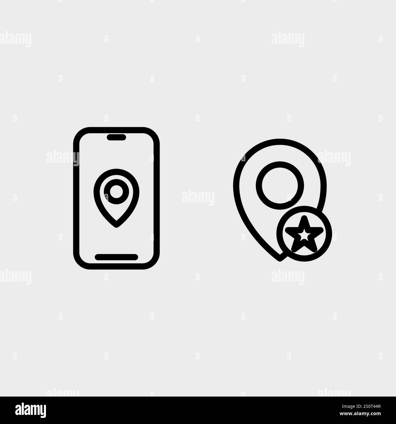 GPS, Location, Navigation and direction vector symbol set Stock Vector ...