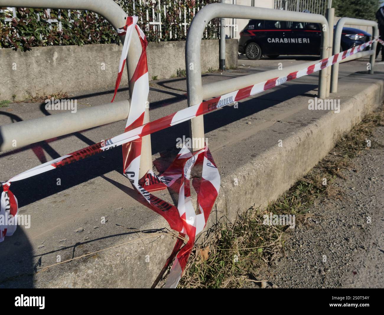 Bridge, Italy. 29th Dec, 2024. Pontirolo home where Roberto Guerrisi ...