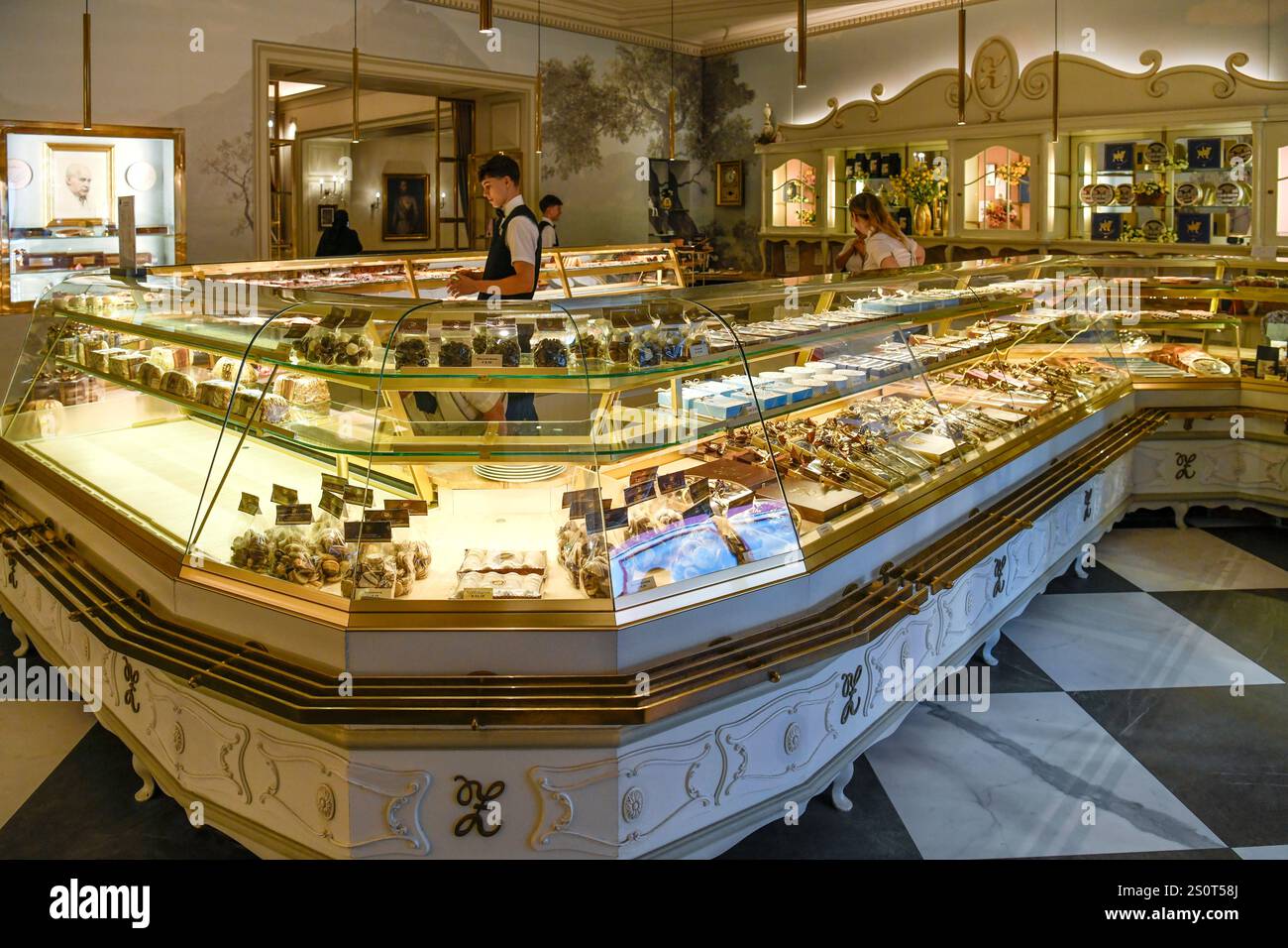 Austria - Bad Ischl - Cafe-Restaurant Zauner Stock Photo - Alamy