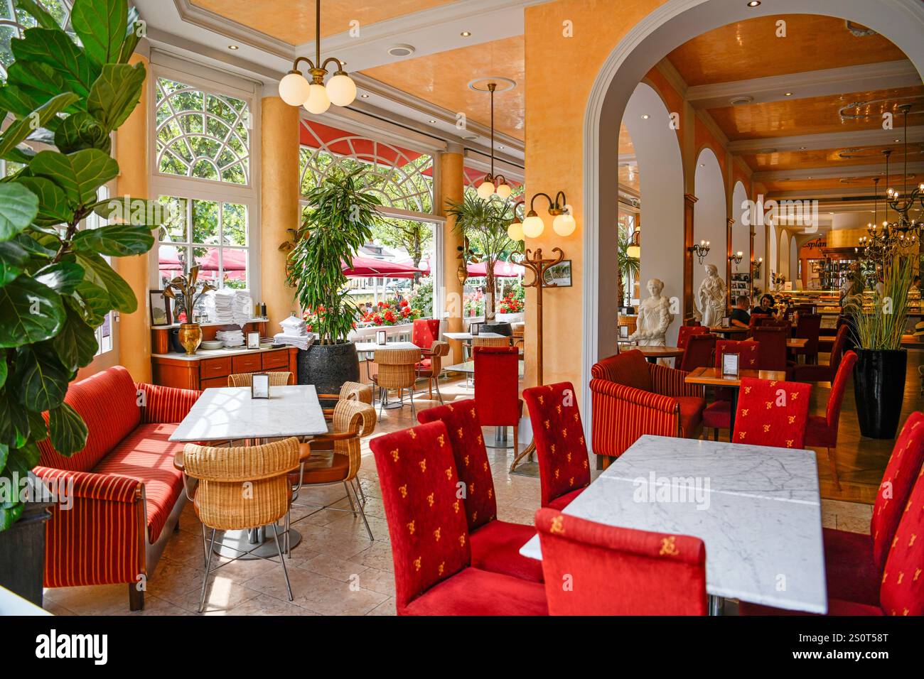 Austria - Bad Ischl - Cafe-Restaurant Zauner Stock Photo - Alamy