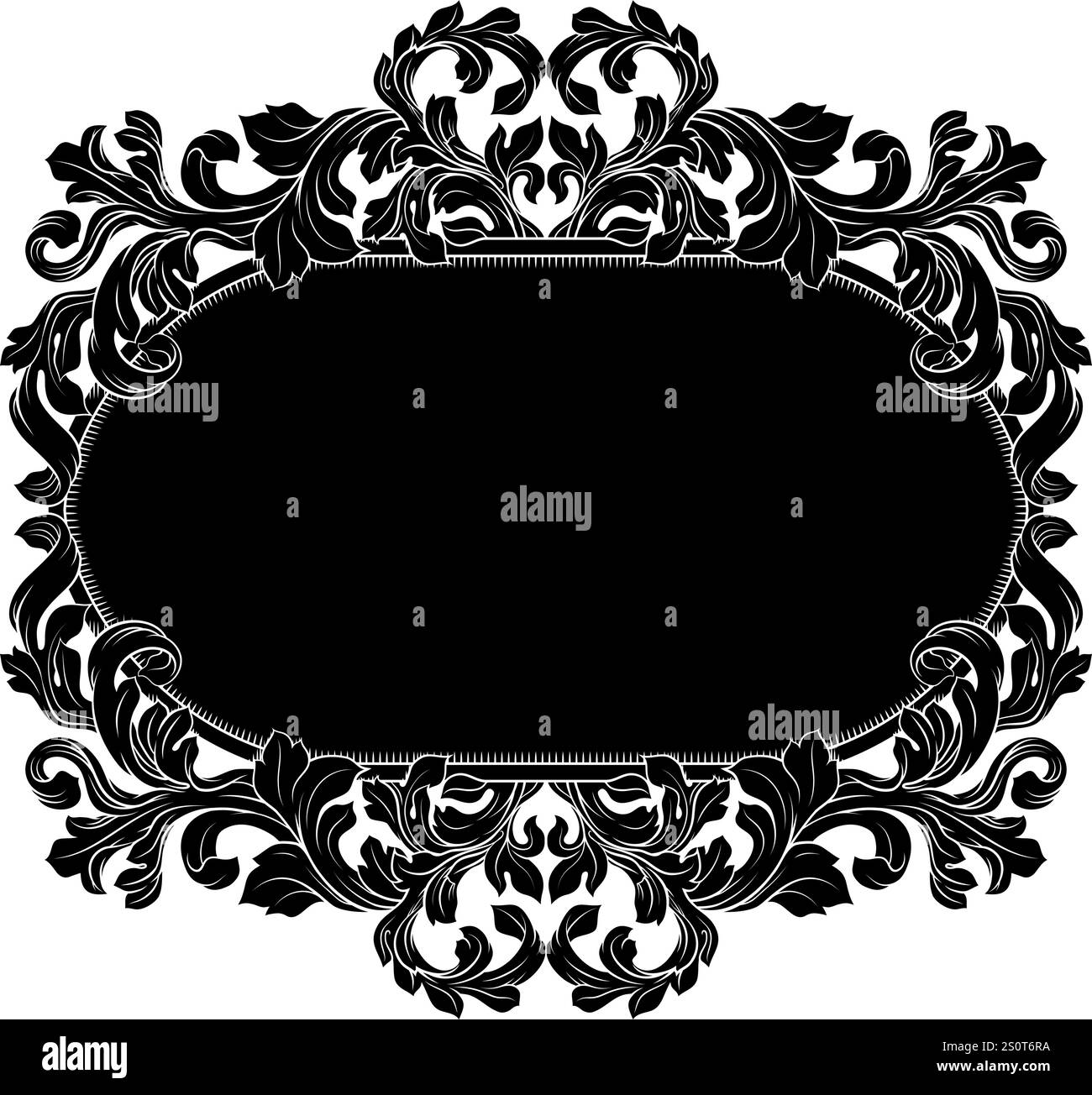 Crest Coat Coat of Arms Border Heraldic Frame Stock Vector Image & Art ...