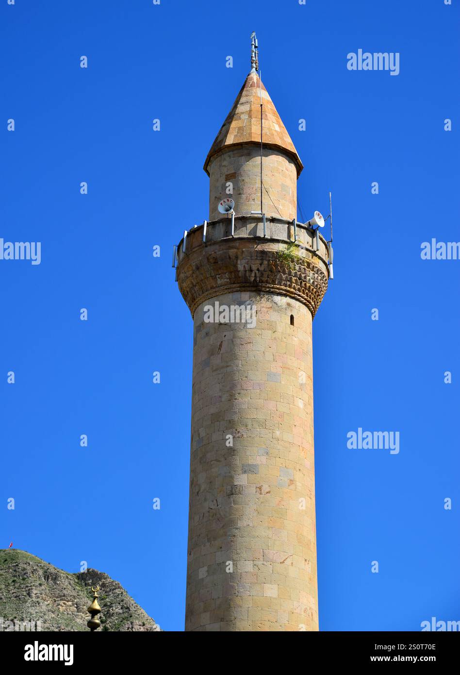 Aslan Pasha Mosque, located in Oltu, Erzurum, Turkey, was built in 1664 ...