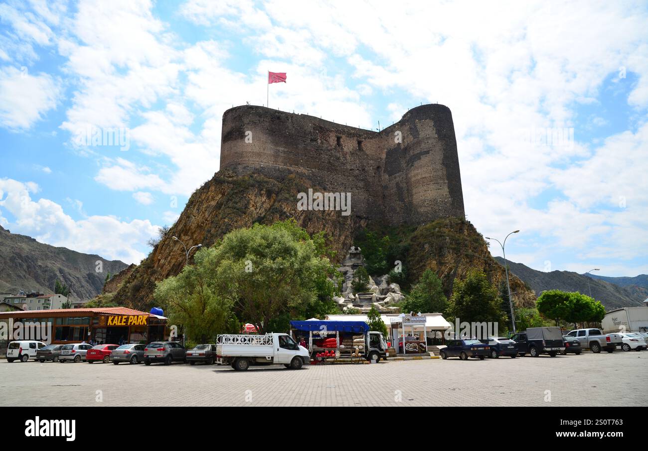 Oltu Castle, located in Oltu, Erzurum, Turkey, was built 2300 years ago ...