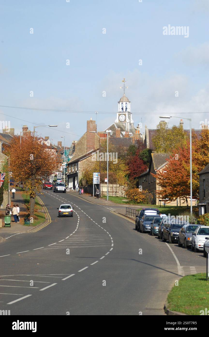 Brackley Town with Townhall Northamptonshire England UK Stock Photo - Alamy
