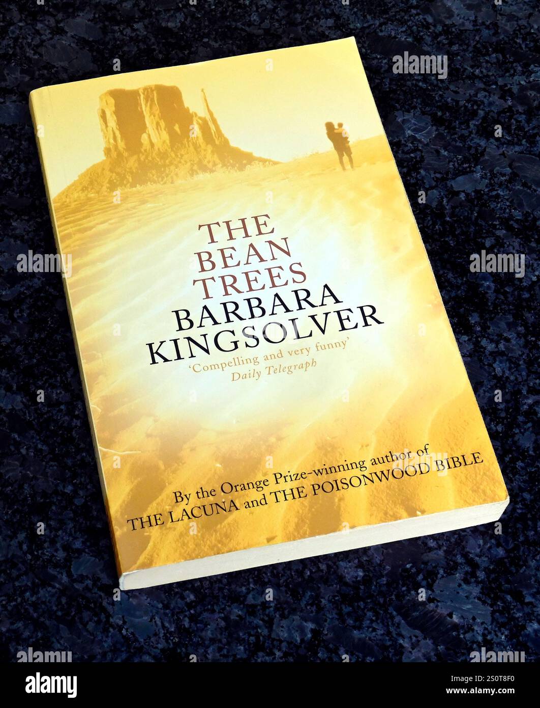 Book cover. "The Bean Trees" by Barbara Kingsolver Stock Photo - Alamy
