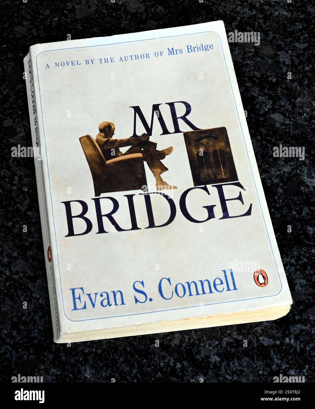 Book cover "Mr Bridge" by Evan S.Connell Stock Photo - Alamy