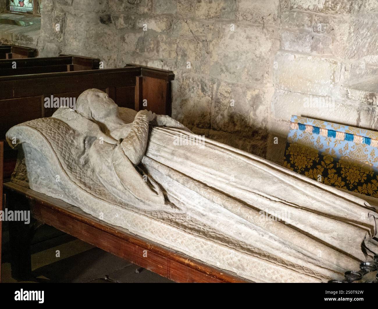 The Grace Darling memorial at St Aiden's Church in Bamburgh ...