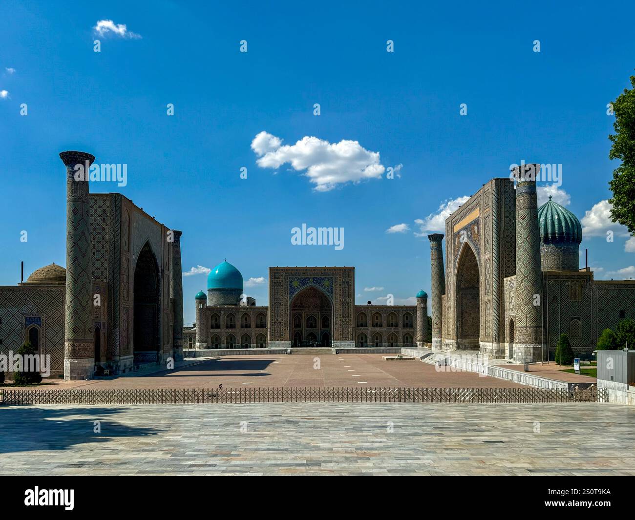 Historic Registan Square with Majestic Islamic Architecture in ...