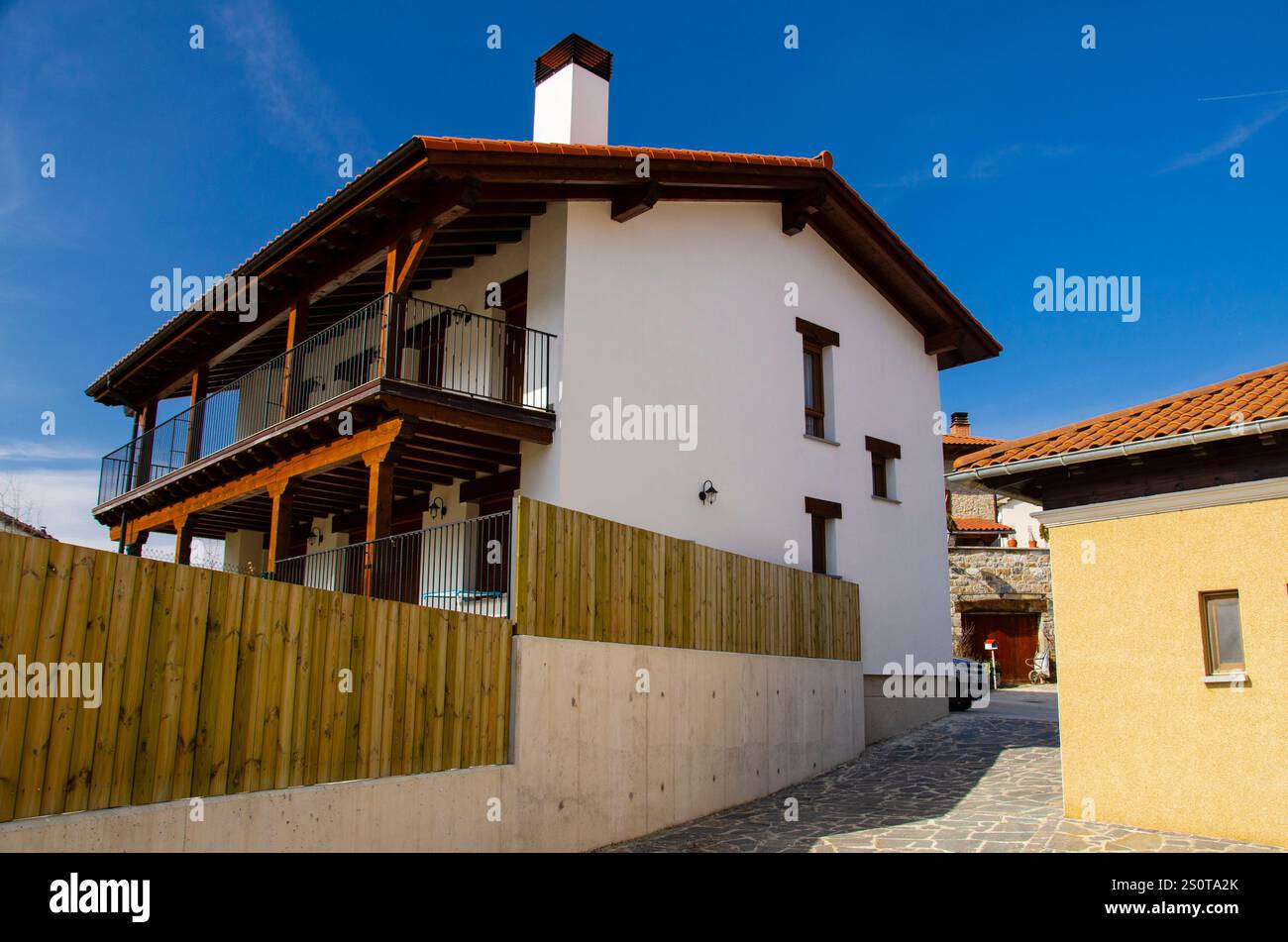 Nagore village, Arce Valley, Navarre. Spain Stock Photo - Alamy