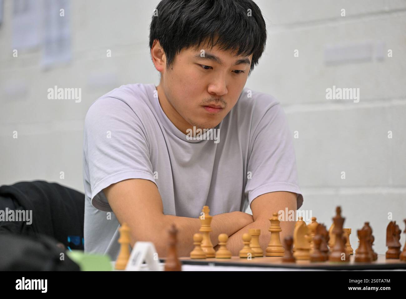 Hastings, UK, 29 December 2024. Yang-Fan Zhou im ENG during the 98th ...