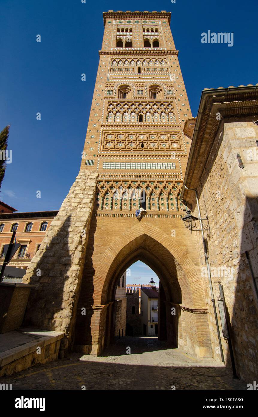 San Martin mudejar tower during the mediaeval love story celebrated ...