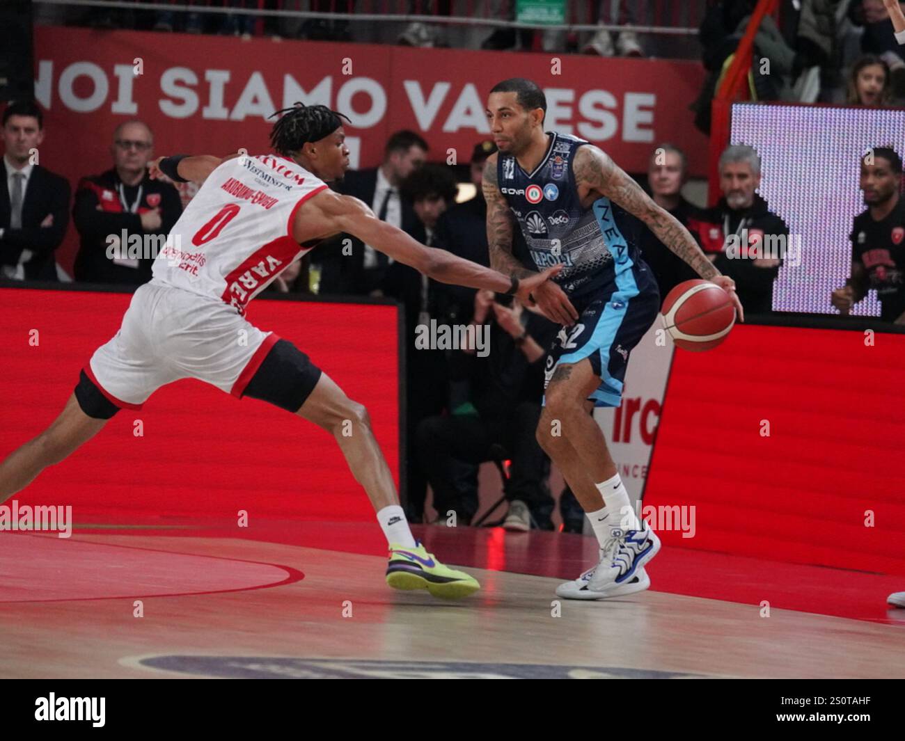 Varese, Ita. 28th Dec, 2024. 32 Erik Green Napoli Basket, 08 during the ...