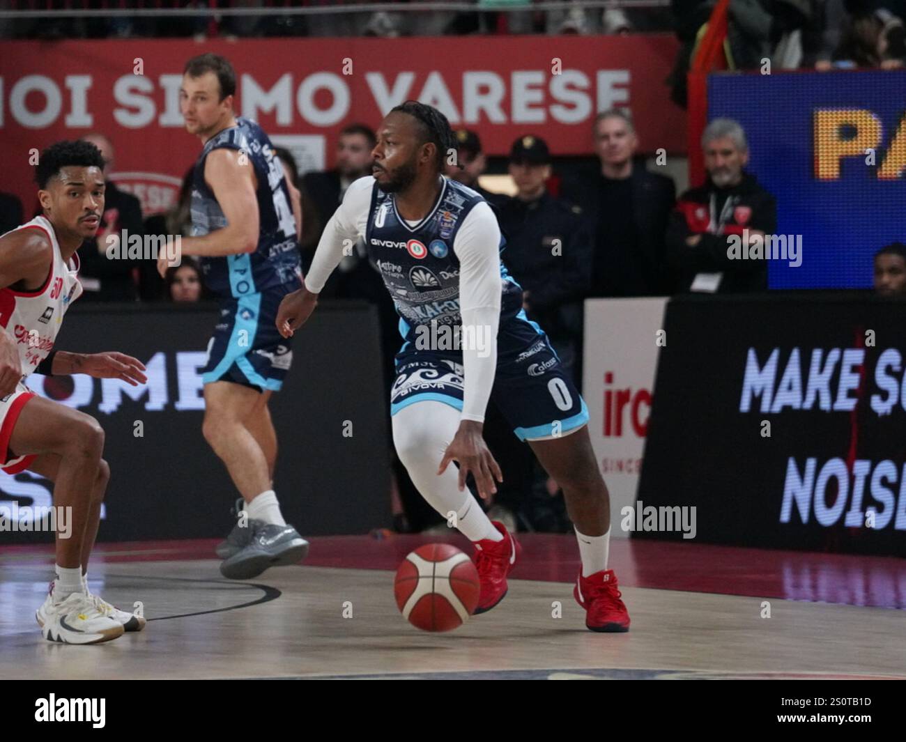 Varese, Ita. 28th Dec, 2024. 00 Jacob Pullen Napoli Basket, 08 during ...