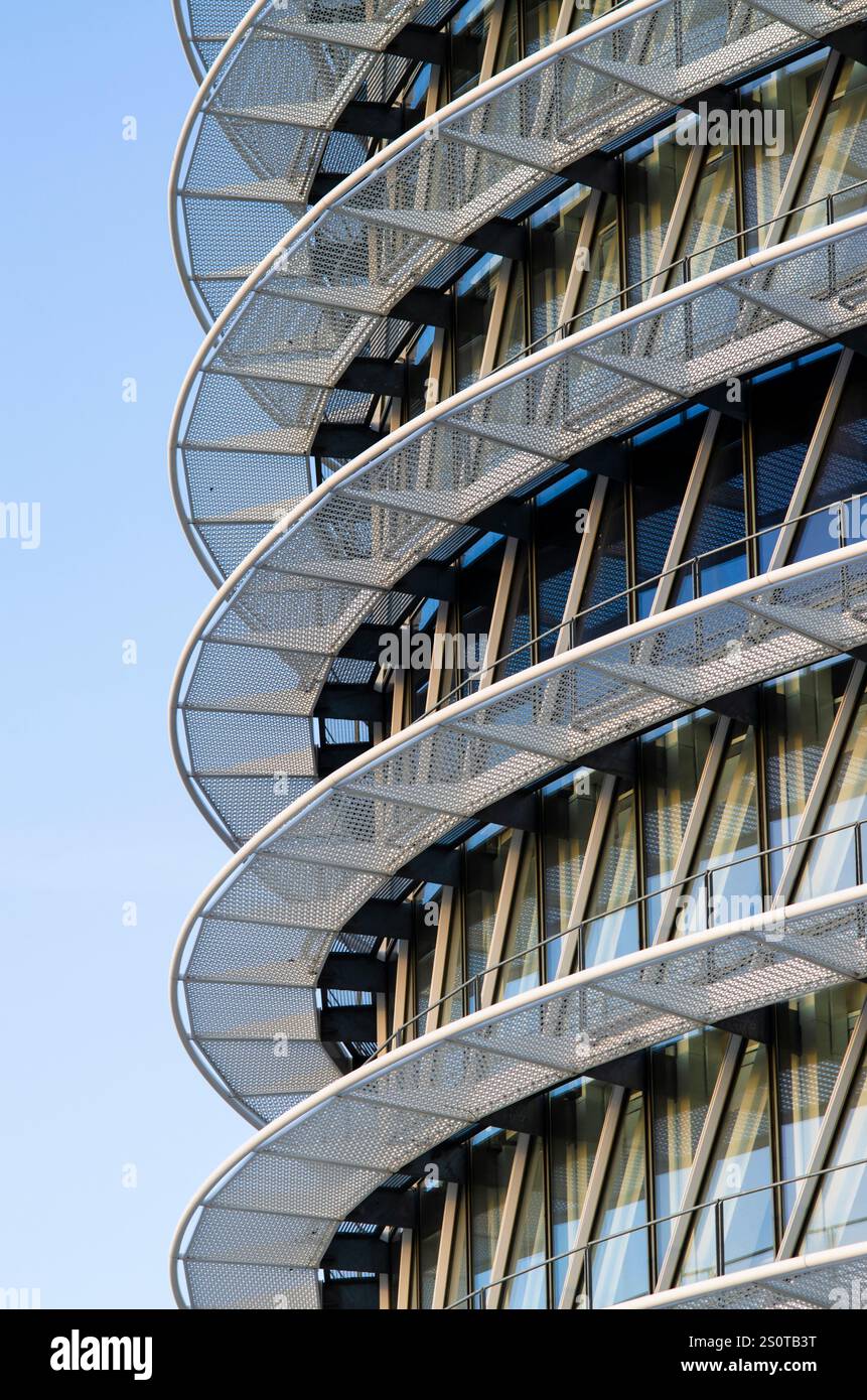 Modern architecture and infraestructure of Expozaragoza area in ...