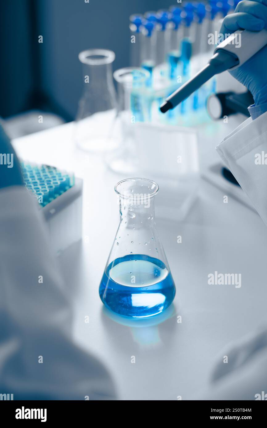 A thorough laboratory experiment was carried out using a striking blue ...