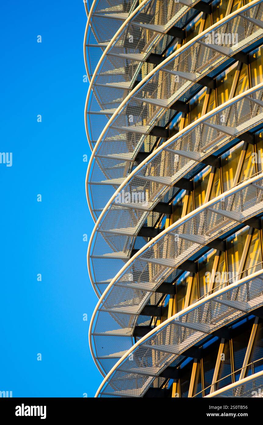 Modern architecture and infraestructure of Expozaragoza area in ...