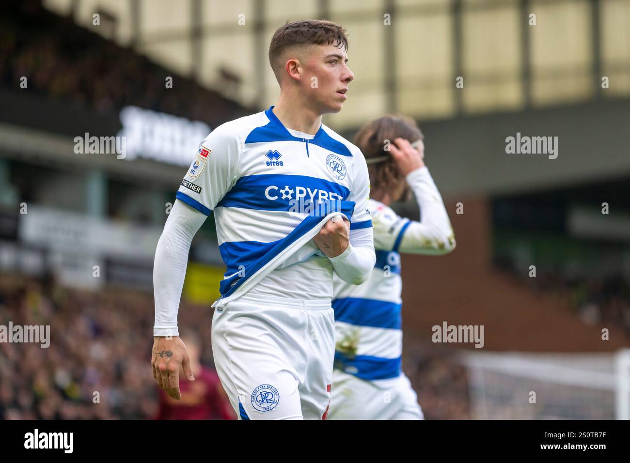 Norwich, UK. 29th Dec, 2024. Sam Field of Queens Park Rangers during ...