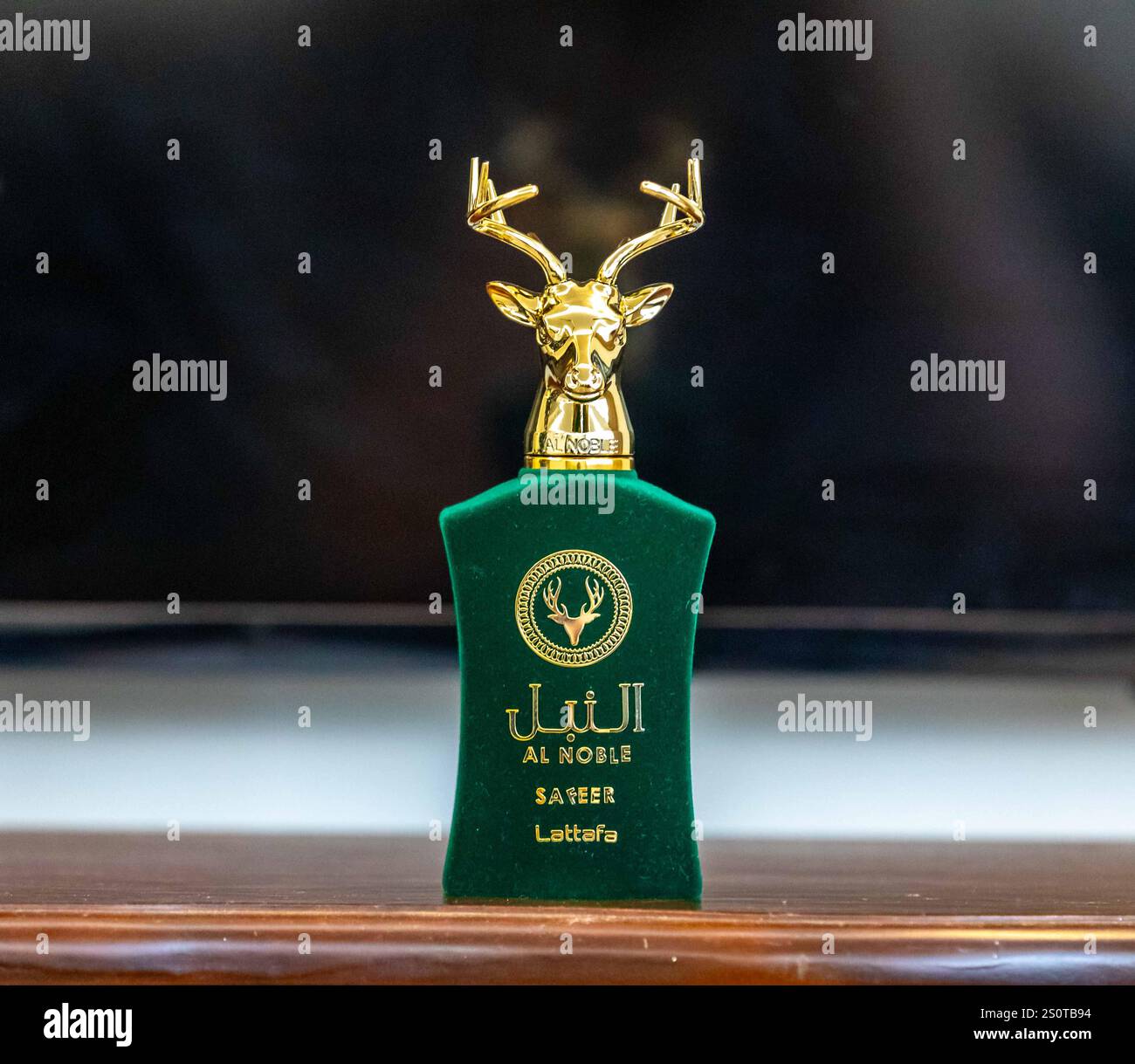 Arabic men's perfume Lataffa Safeer Al Noble Stock Photo - Alamy