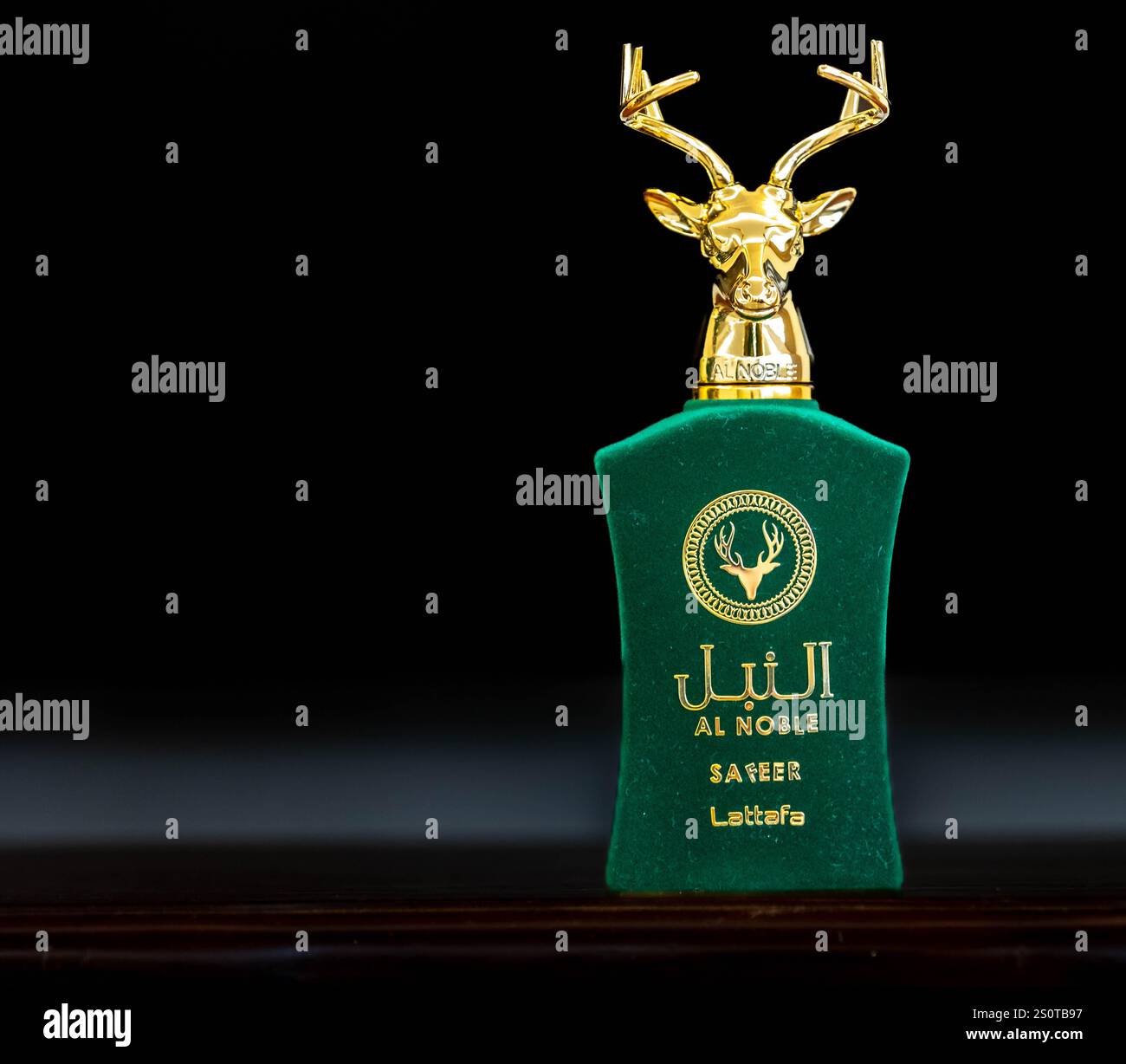 Arabic men's perfume Lataffa Safeer Al Noble Stock Photo - Alamy