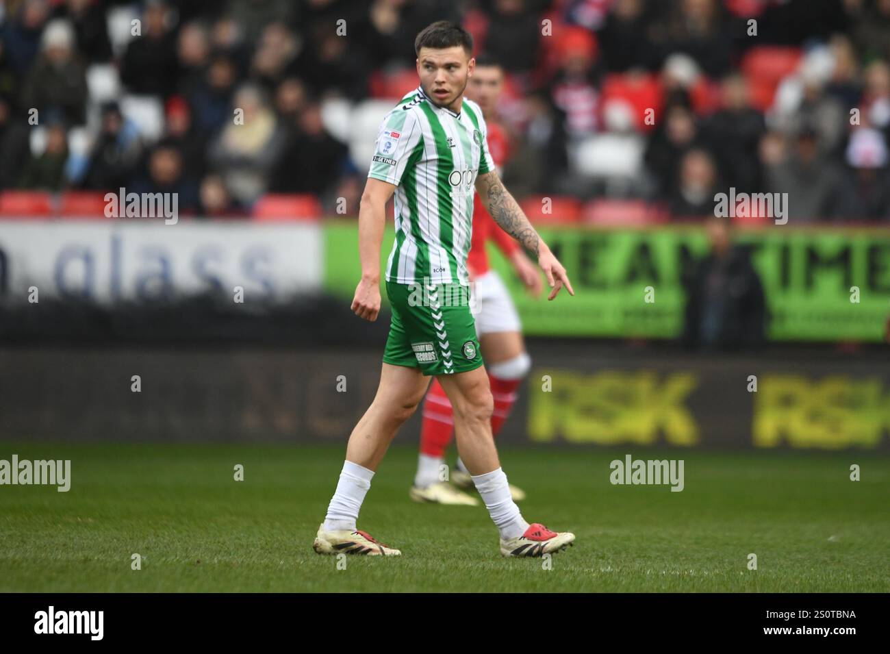 London, England. 29th Dec 2024. Aaron Morley during the Sky Bet EFL ...