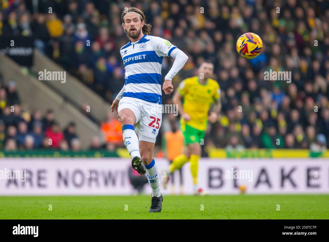 Norwich, UK. 29th Dec, 2024. Lucas Andersen of Queens Park Rangers on ...
