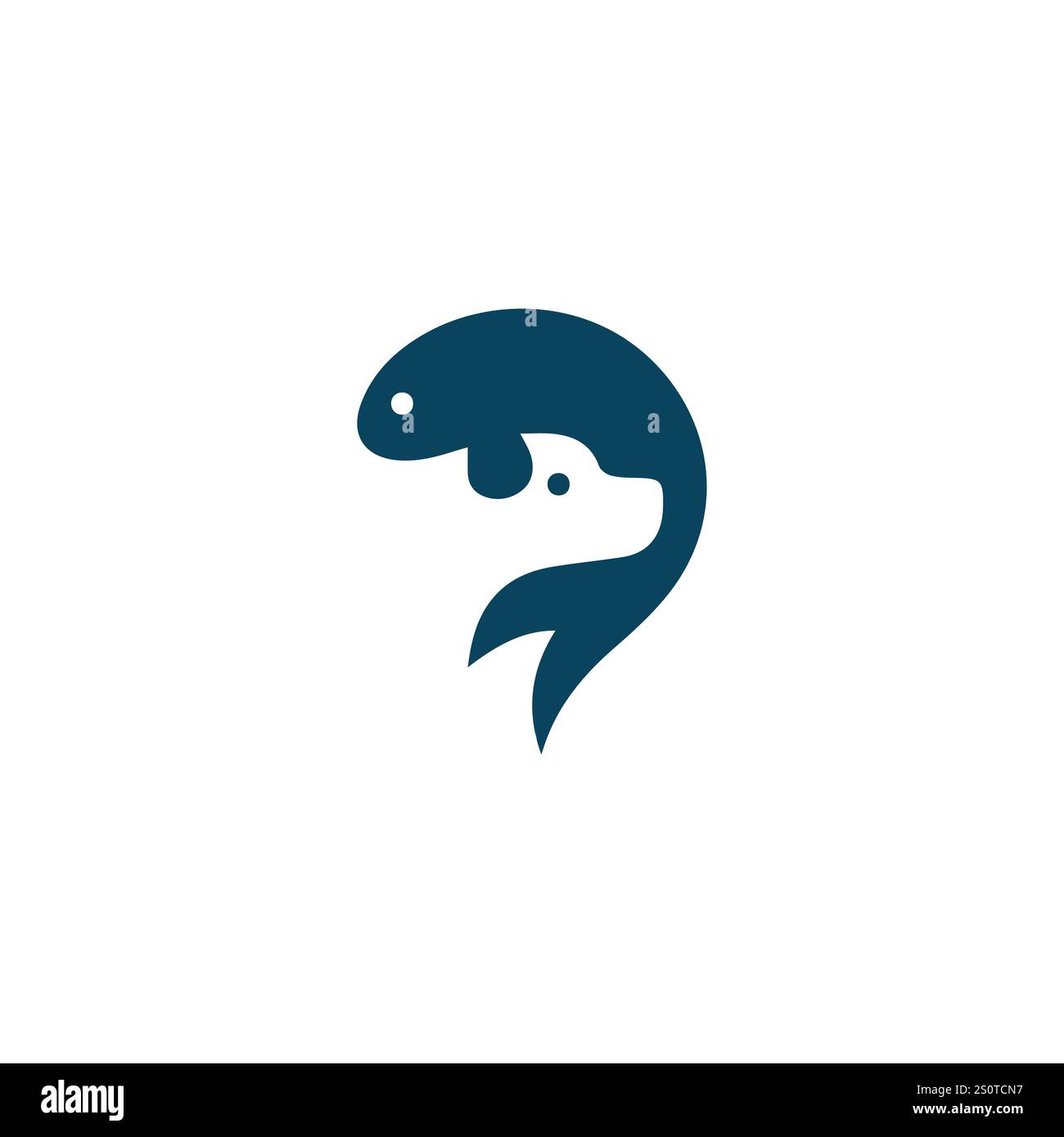 Sitting cute pups black Stock Vector Images - Alamy