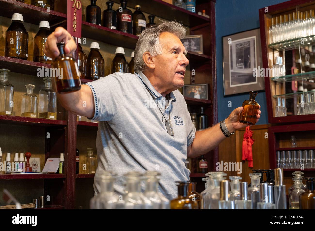 Serbia, Belgrade - September 14, 2024: Sava perfume shop in Belgrade is ...