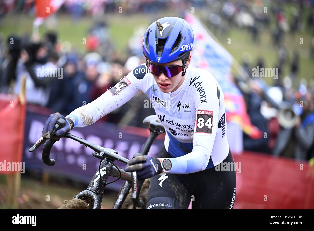 Besancon, France. 29th Dec, 2024. Luxembourgian Marie Schreiber ...