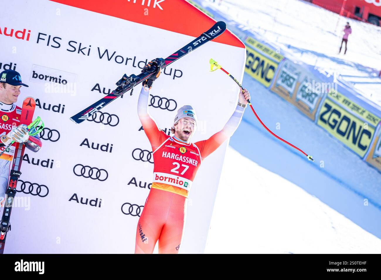 Podium with MOELLER Fredrik NOR, KRIECHMAYR Vincent AUT and MONNEY ...