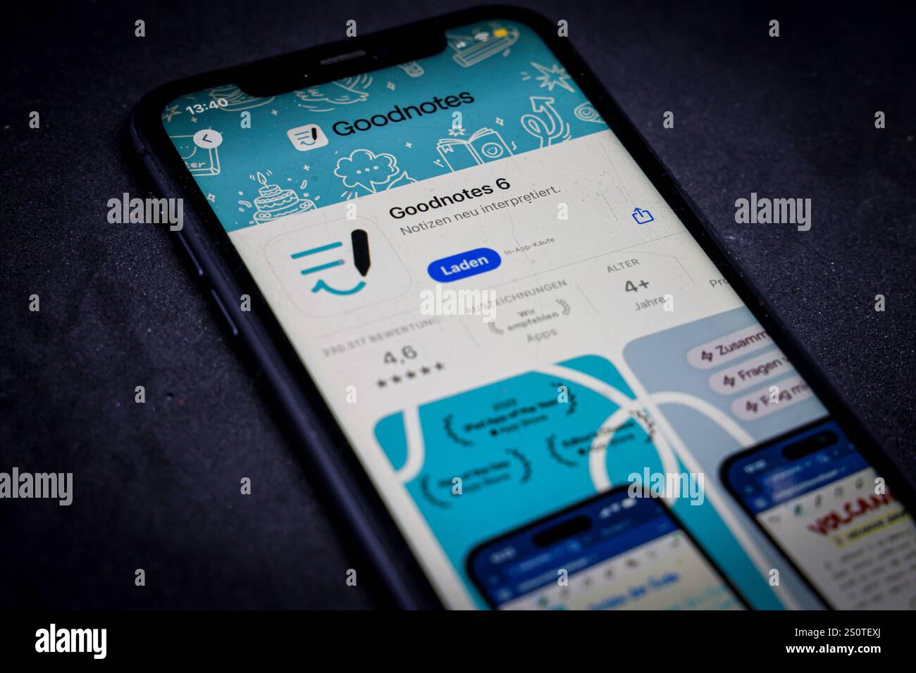 Apple App Store auf einem iPhone. Favoriten der Woche. Goodnotes 6 ...