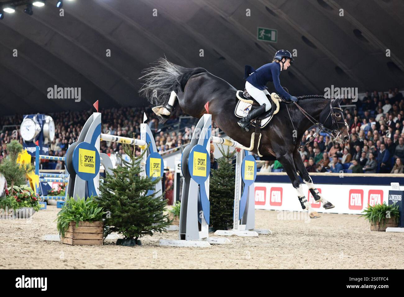Mechelen, Belgium. 28th Dec 2024. Deirdre Reilly of Ireland with Kafka ...