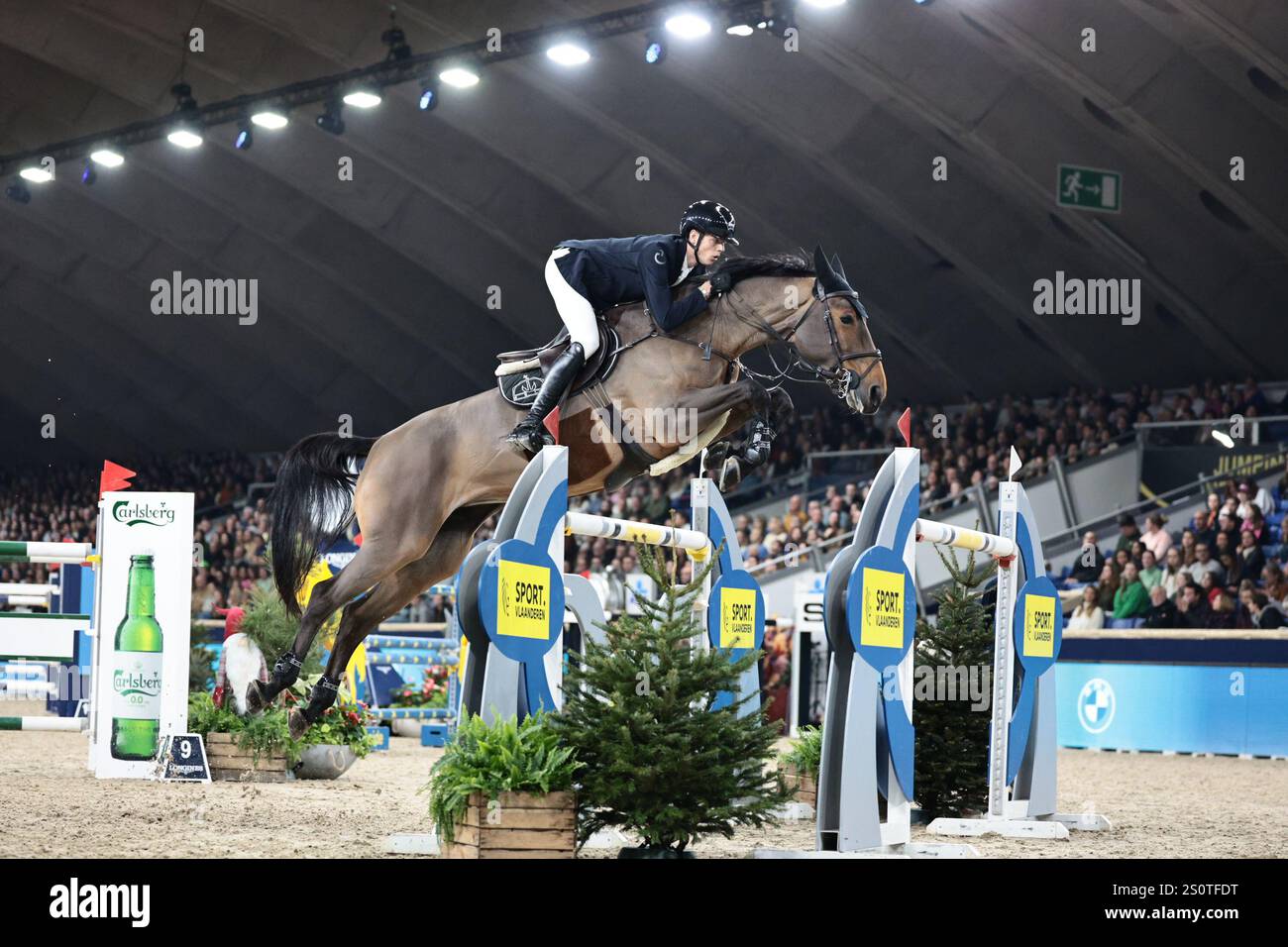 Vince Jarmy of Hungary with Carbon Girl Z during the KBC Bank ...