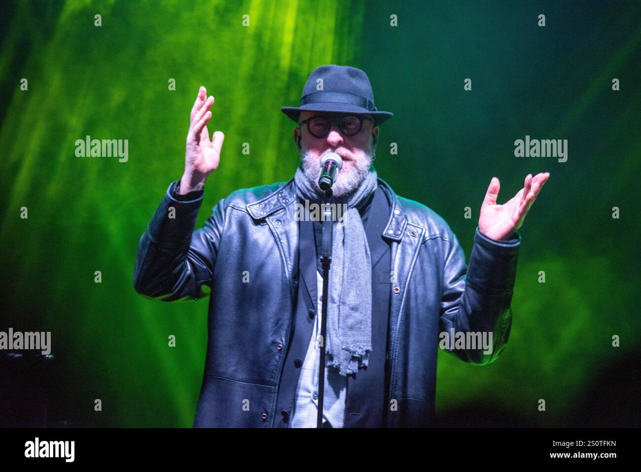 Ischia, Campania. 28th Dec, 2024. The Italian singer Mario Biondi live ...