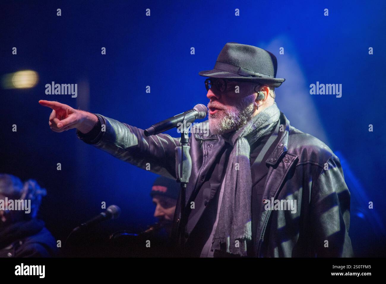 Ischia, Campania. 28th Dec, 2024. The Italian singer Mario Biondi live ...