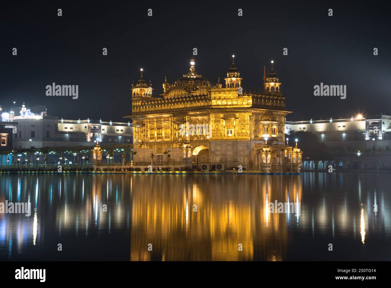 The Golden Temple also known as the Harmandir Sāhib, or the Darbār ...