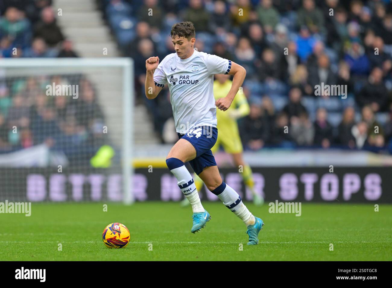 Deepdale, Preston, UK. 29th Dec, 2024. EFL Championship Football ...