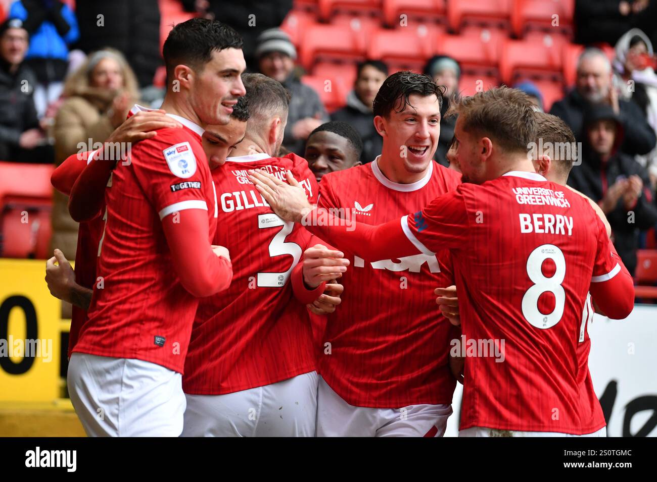 London, England. 29th Dec 2024. Miles Leaburn celebrates with his ...